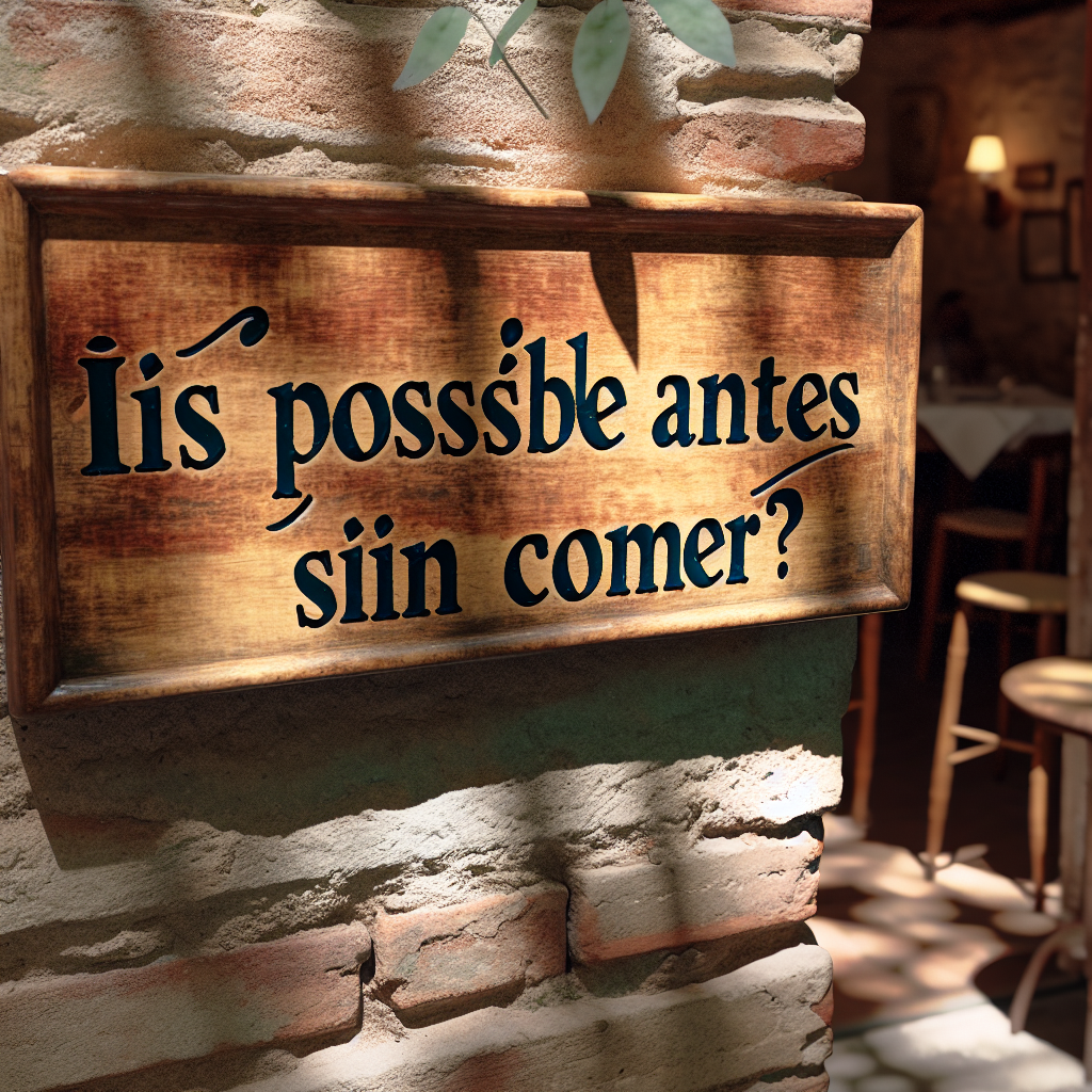 ¿Es posible irse antes sin comer? – Información Center