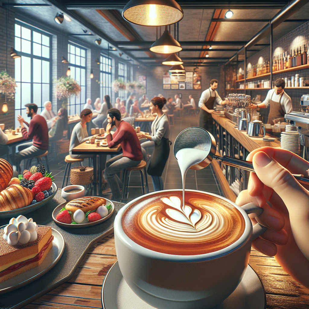 ¿Dónde disfrutar? Café C, arte latte 3D y desayunos deliciosos ...